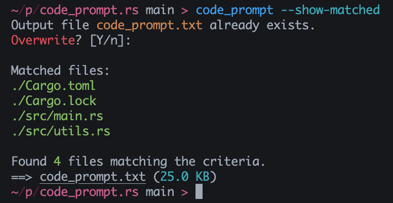 GitHub - lollipopkit/code_prompt.rs